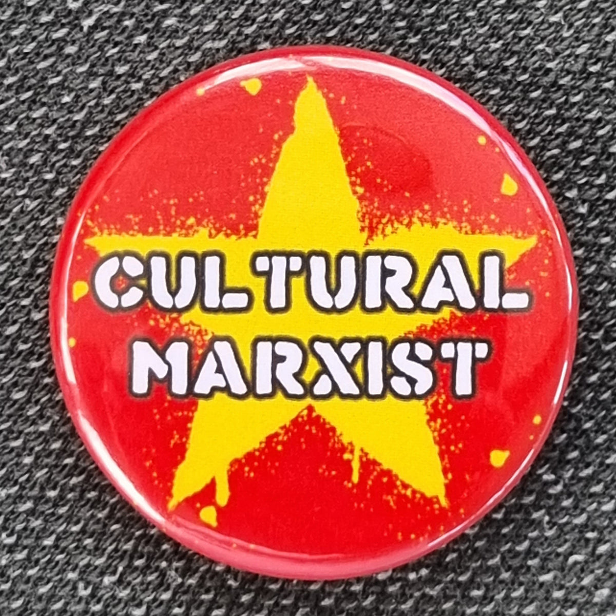 Cultural Marxist Badge – Heavy Manners Artivism