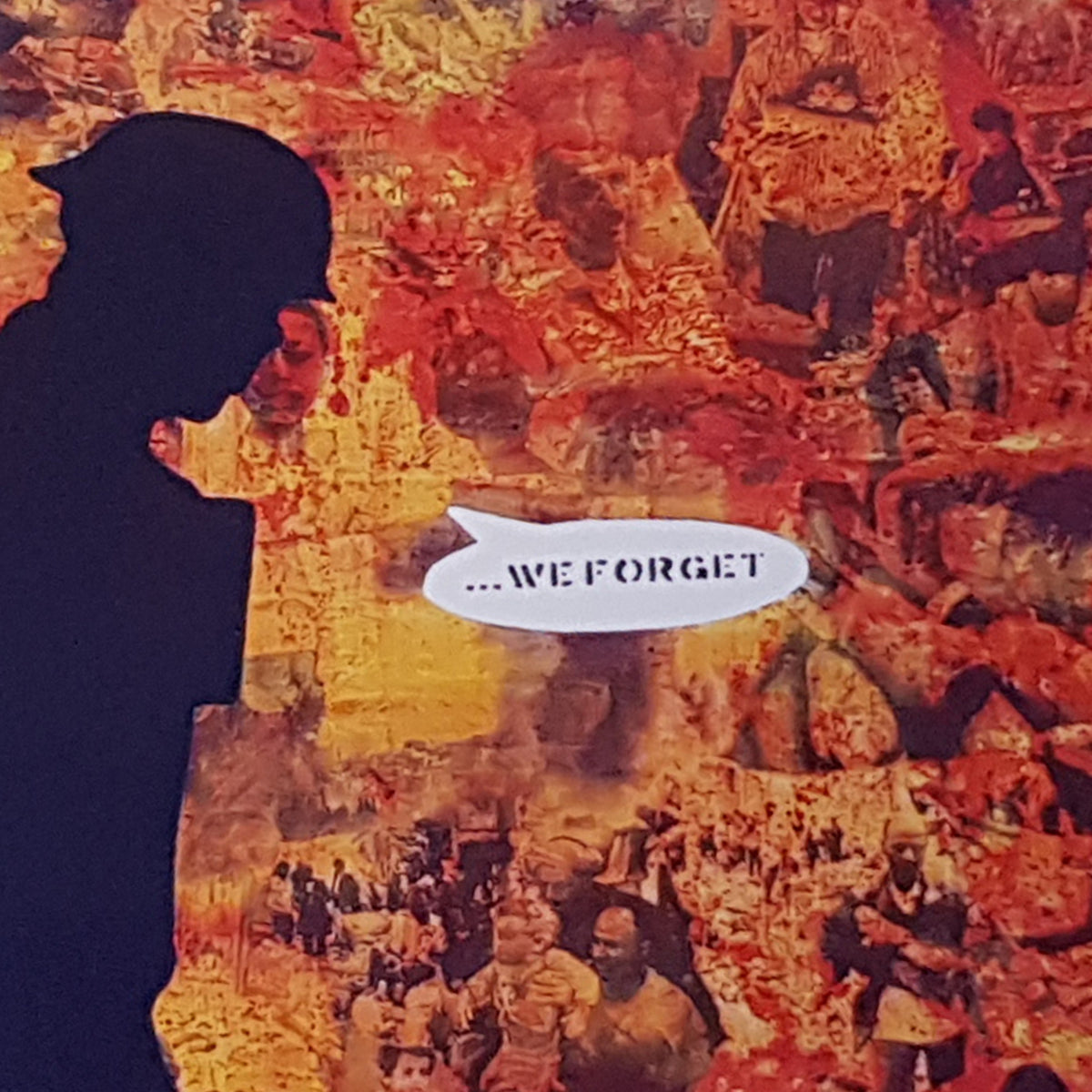 We Forget A4 Art Print – Heavy Manners Artivism